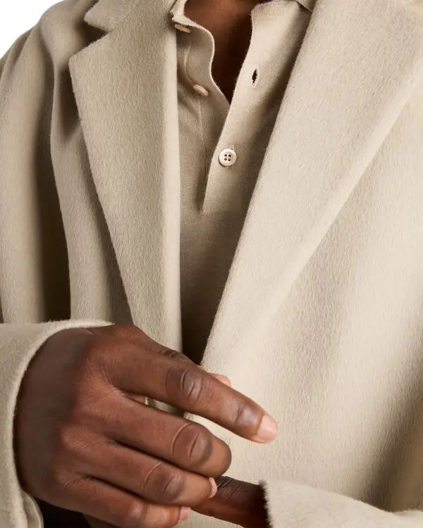 Prada Three-button Oversized Coat - Neutral