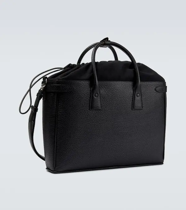 MAISON MARGIELA 5ac Document Holder Leather Tote Bag
