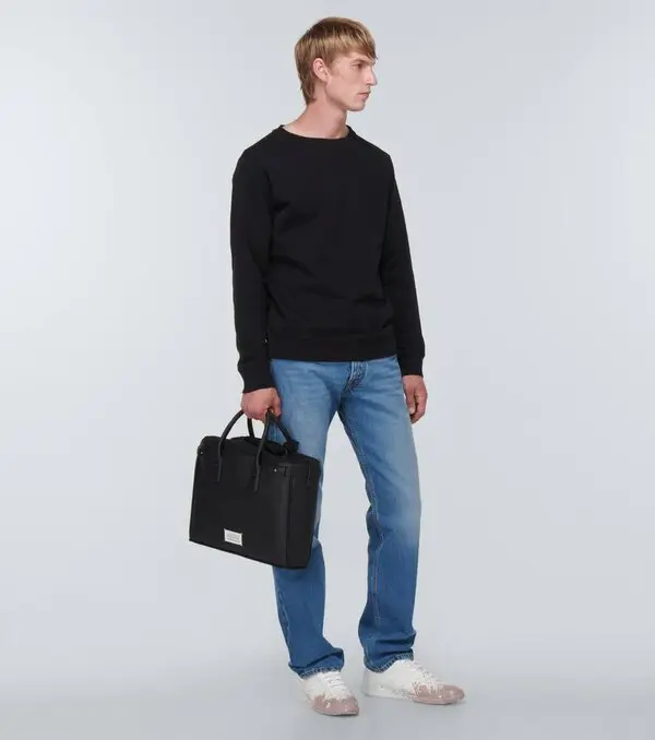 MAISON MARGIELA 5ac Document Holder Leather Tote Bag