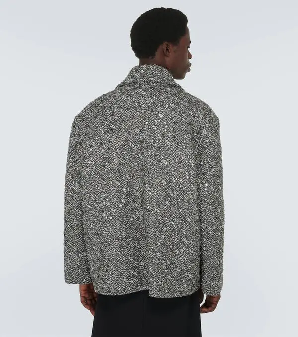 Valentino Garavani Embellished Boucle Wool-blend Jacket