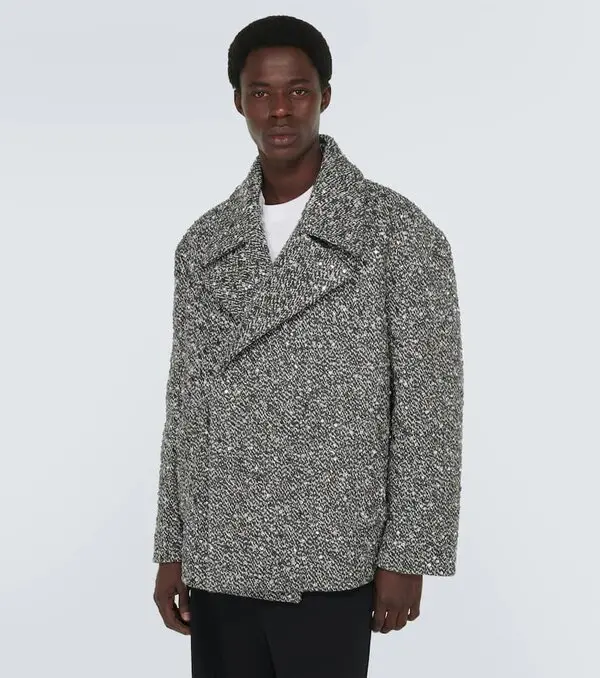 Valentino Garavani Embellished Boucle Wool-blend Jacket