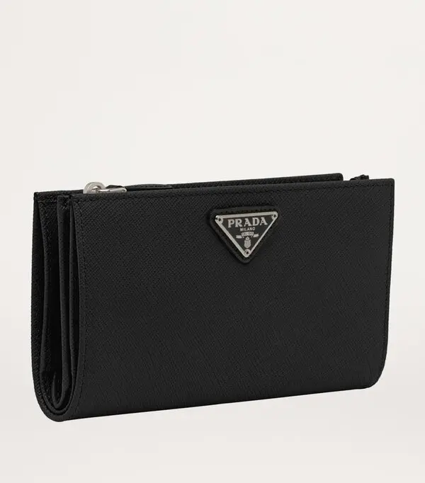 Prada Large Saffiano Leather Wallet