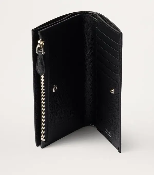 Prada Large Saffiano Leather Wallet