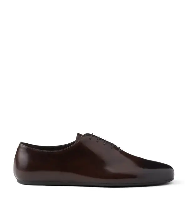 Prada Leather Oxford Shoes