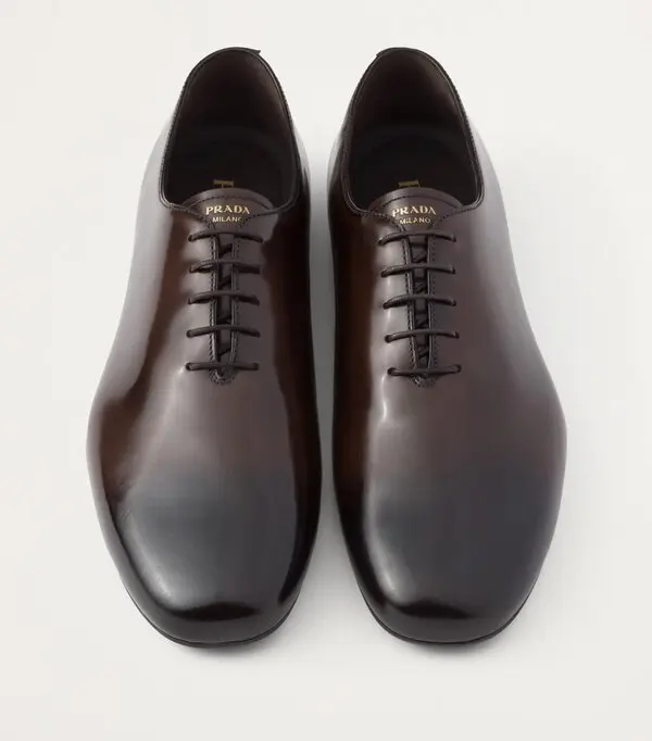 Prada Leather Oxford Shoes