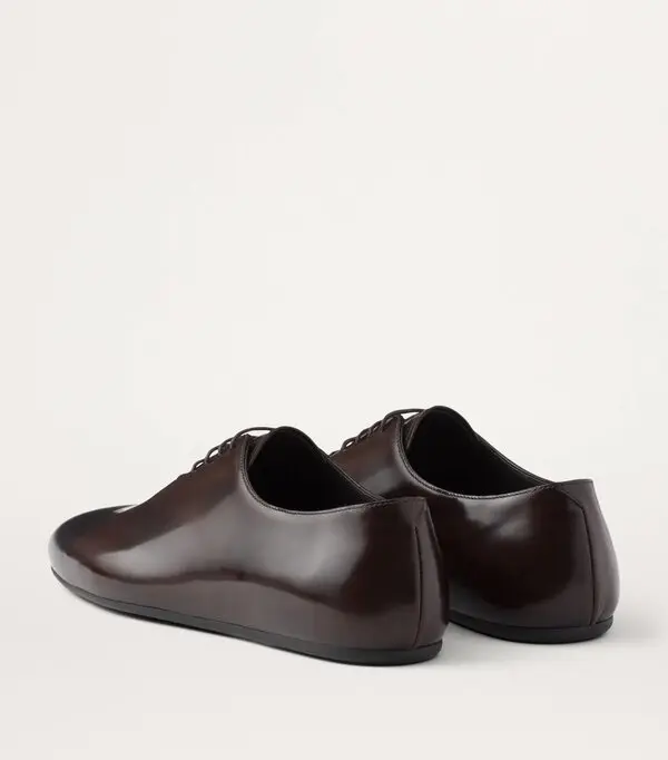 Prada Leather Oxford Shoes