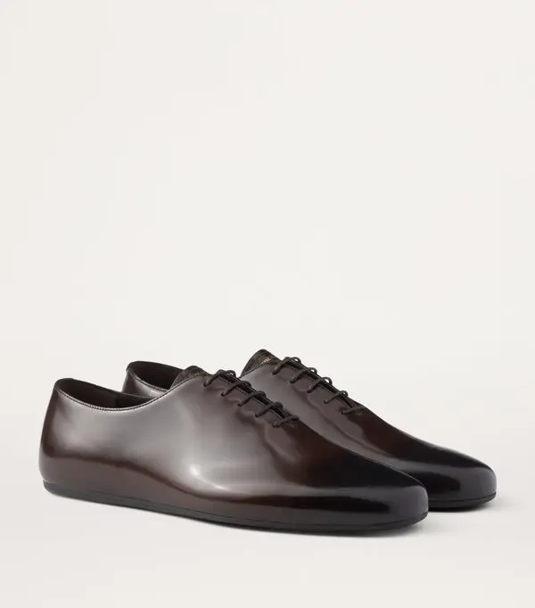 Prada Leather Oxford Shoes