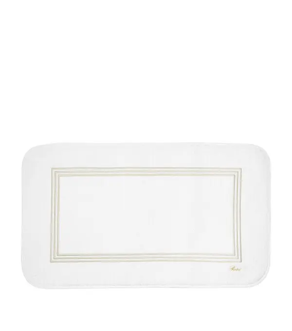 PRATESI Tre Righe Bath Mat - Green