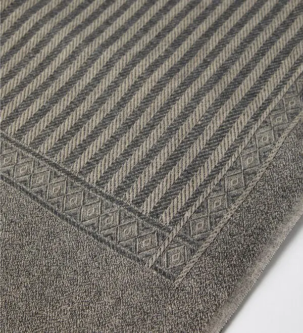 Brunello Cucinelli Fringed Chevron Beach Towel
