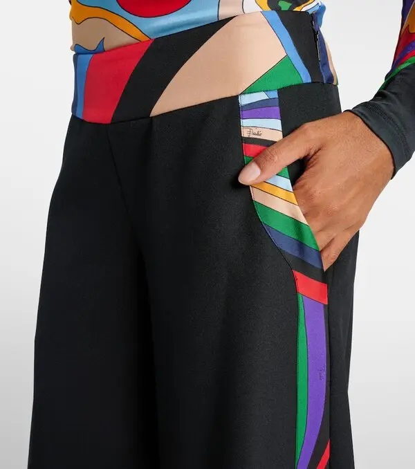 Emilio Pucci Iride Cady Palazzo Pants - Multicoloured