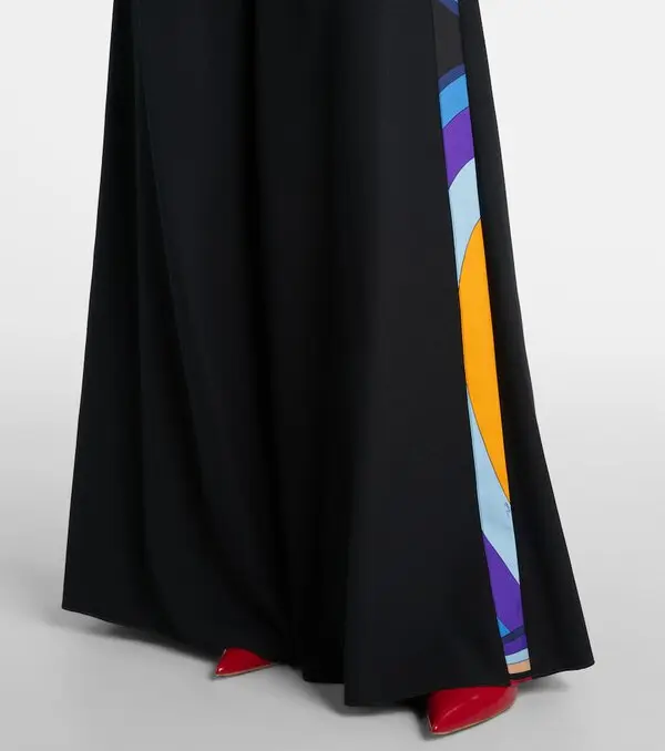 Emilio Pucci Iride Cady Palazzo Pants - Multicoloured