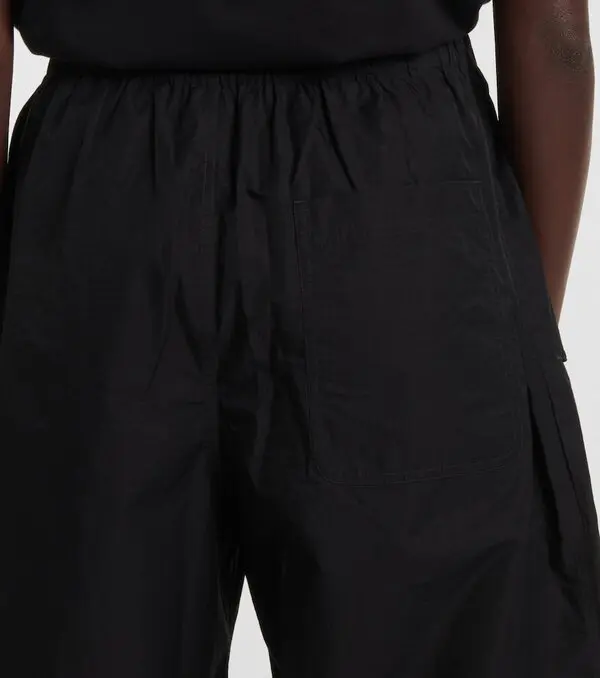 Wardrobe.NYC High-rise Cotton-blend Wide-leg Pants