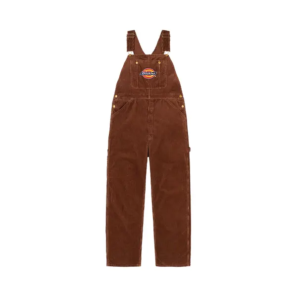 Supreme X Dickies Corduroy Overalls - Brown