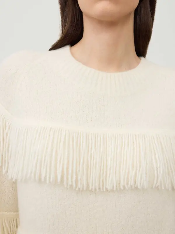 LISA YANG STORE Agneta Bouclé Cashmere Sweater