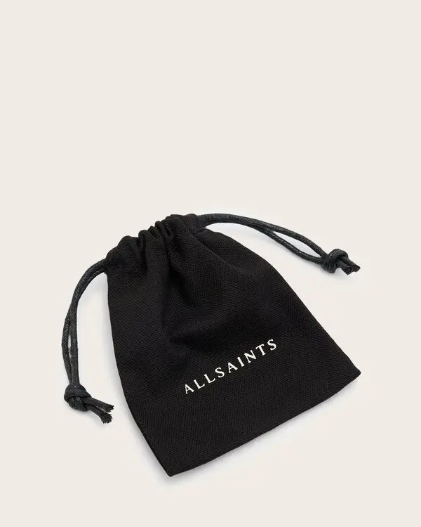 ALLSAINTS Box Chain Two-tone Necklace - Warm Brass