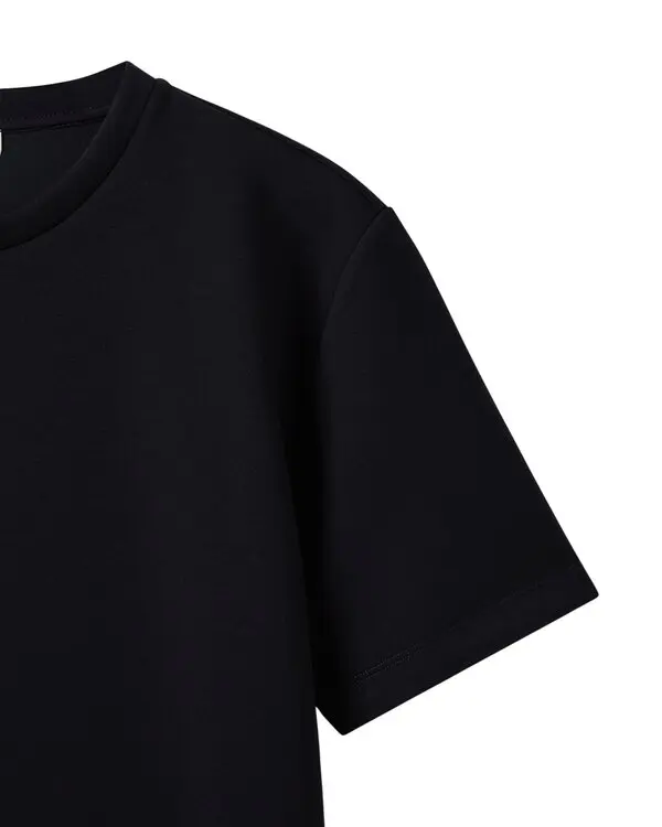 REISS Bradley Interlock Tee - Navy Blue