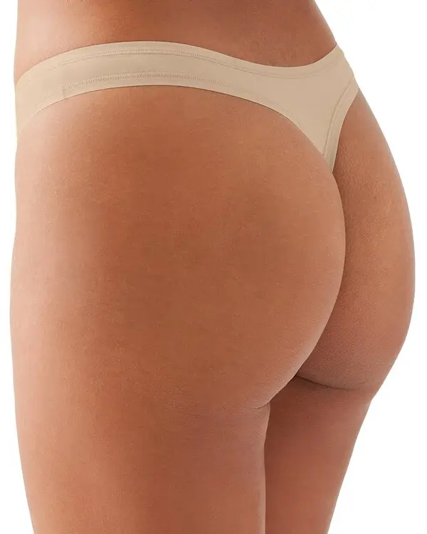 Wacoal Understated Cotton Thong - Sand