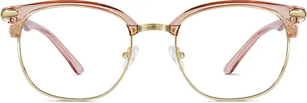 Zenni Artsy Browline Eyeglasses - Brown