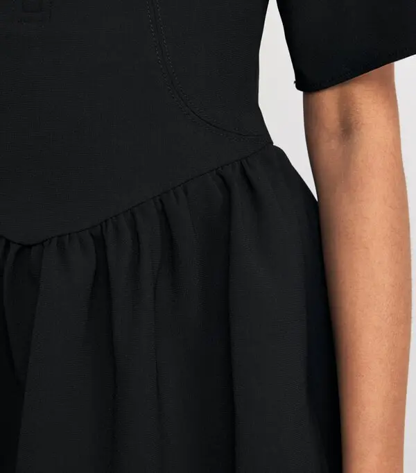 ganni bonded crepe mini dress GANNI Mini Crpe Dress