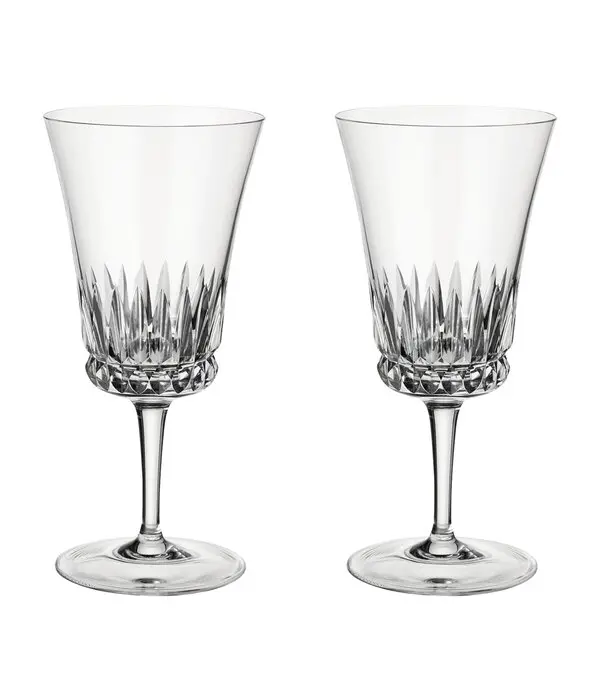 VILLEROY & BOCH Set Of 2 Grand Royal Water Goblet - Clear
