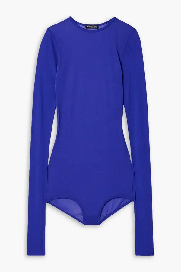 ANN DEMEULEMEESTER Bien Jersey Bodysuit - Royal Blue