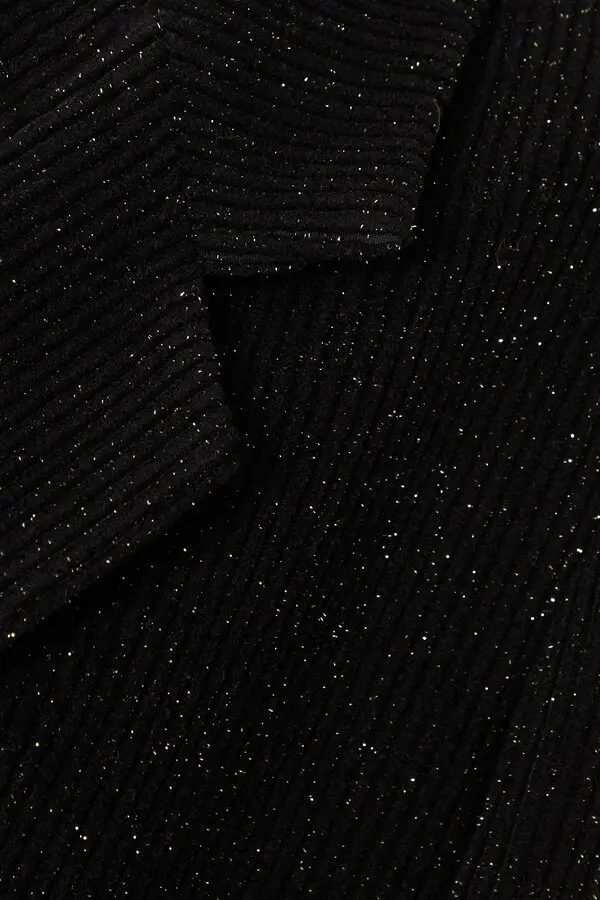 PETAR PETROV Metallic Ribbed Corduroy Coat
