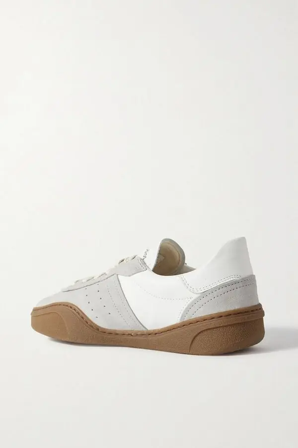 Acne Studios Suede And Leather Sneakers
