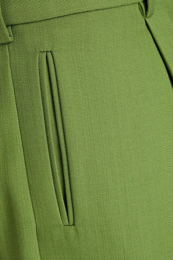 Acne Studios Pleated Grain De Poudre Tapered Pants