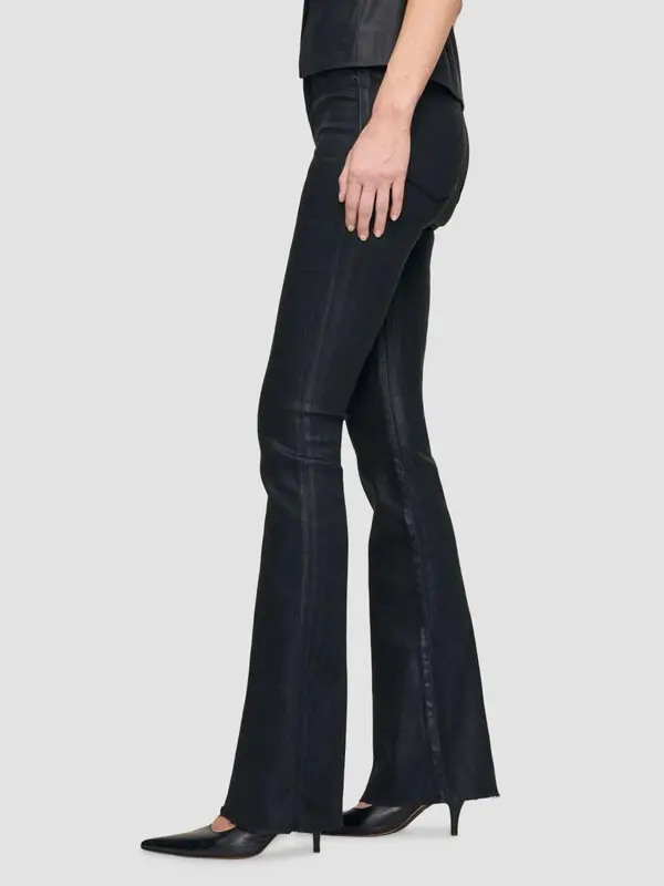 DL1961 Bridget Bootcut High Rise Instasculpt Coated Jeans