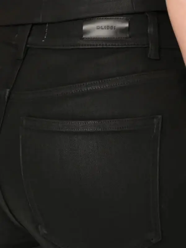 DL1961 Bridget Bootcut High Rise Instasculpt Coated Jeans