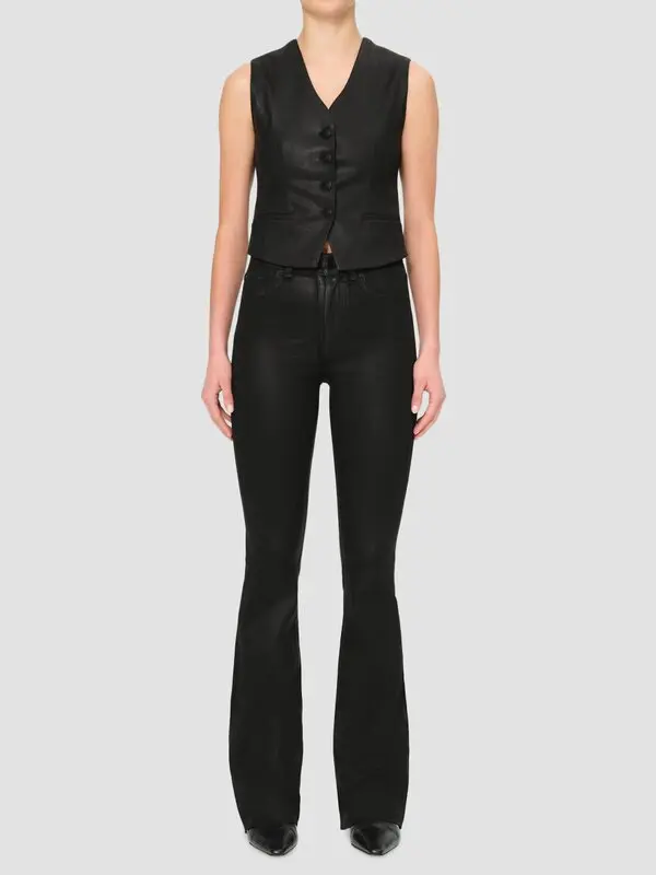 DL1961 Bridget Bootcut High Rise Instasculpt Coated Jeans