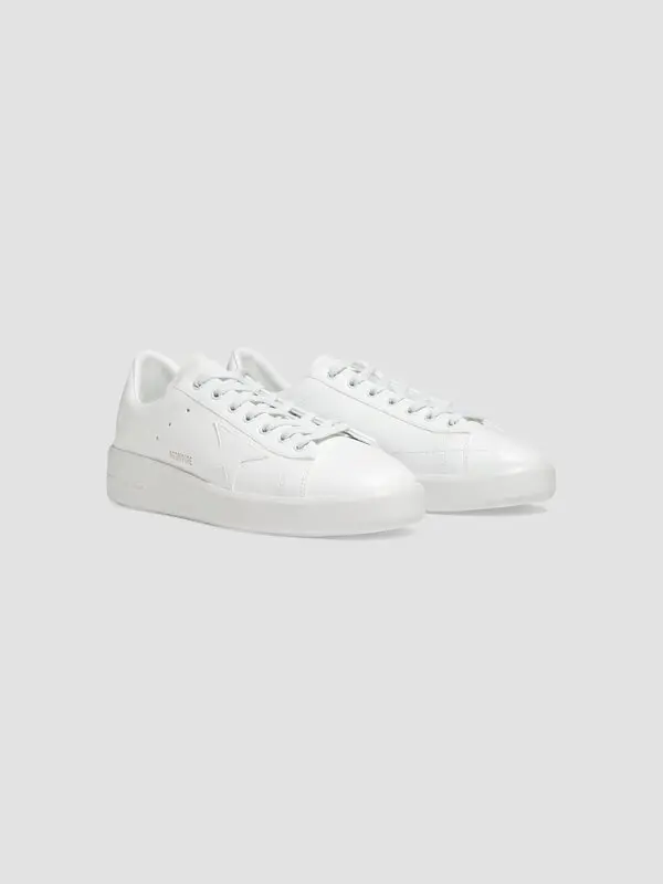 GOLDEN GOOSE Pure Star Low-top Sneakers - Optic White