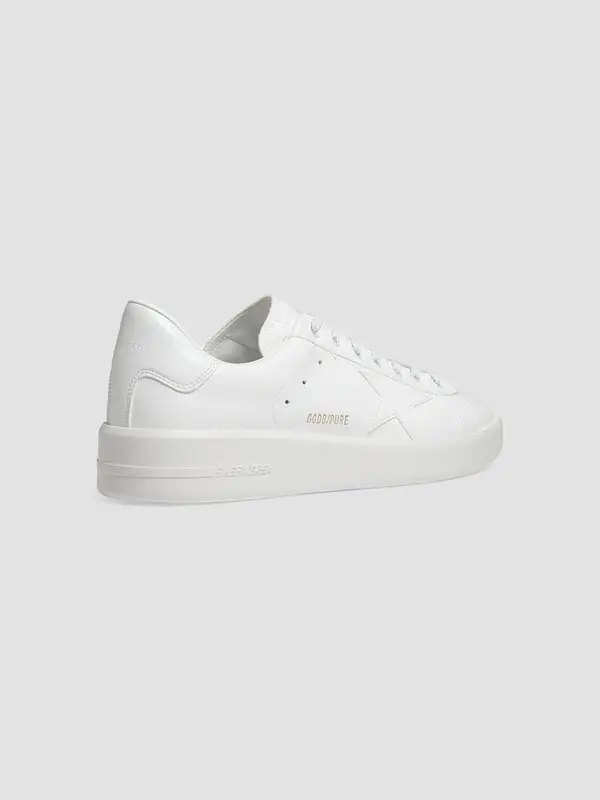 GOLDEN GOOSE Pure Star Low-top Sneakers - Optic White