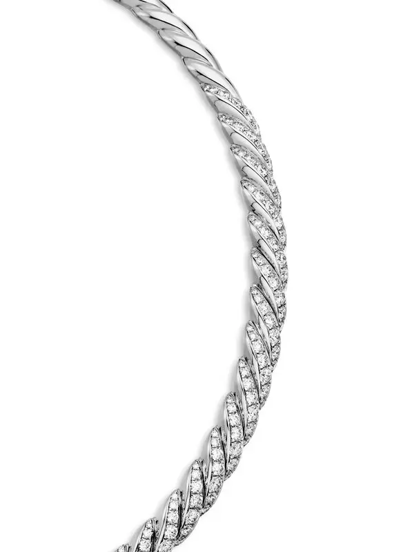 David Yurman Pavéflex Necklace In 18k