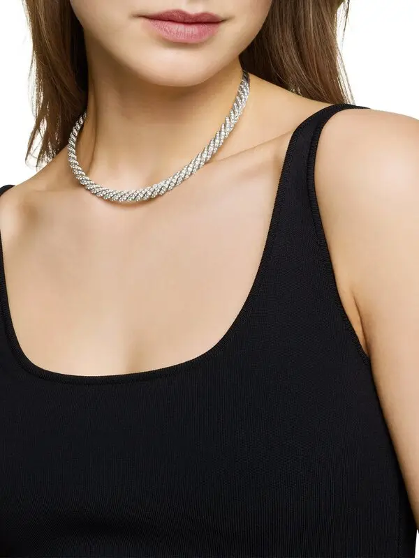 David Yurman Pavéflex Necklace In 18k