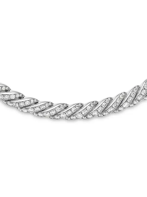 David Yurman Pavéflex Necklace In 18k