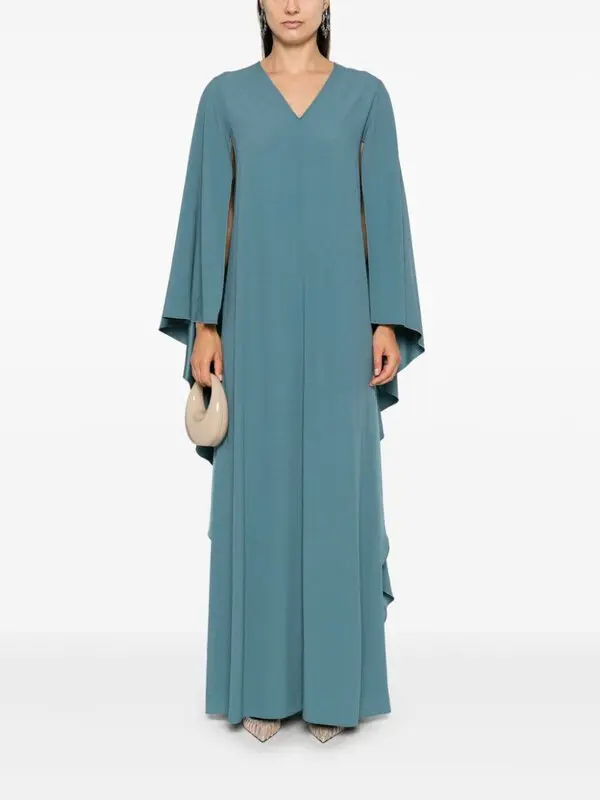 Alberta Ferretti Crepe Kaftan
