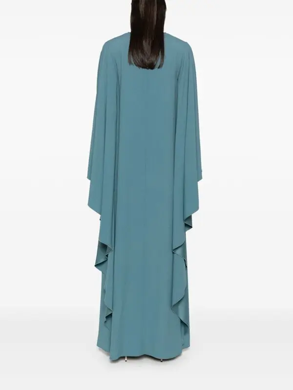 Alberta Ferretti Crepe Kaftan