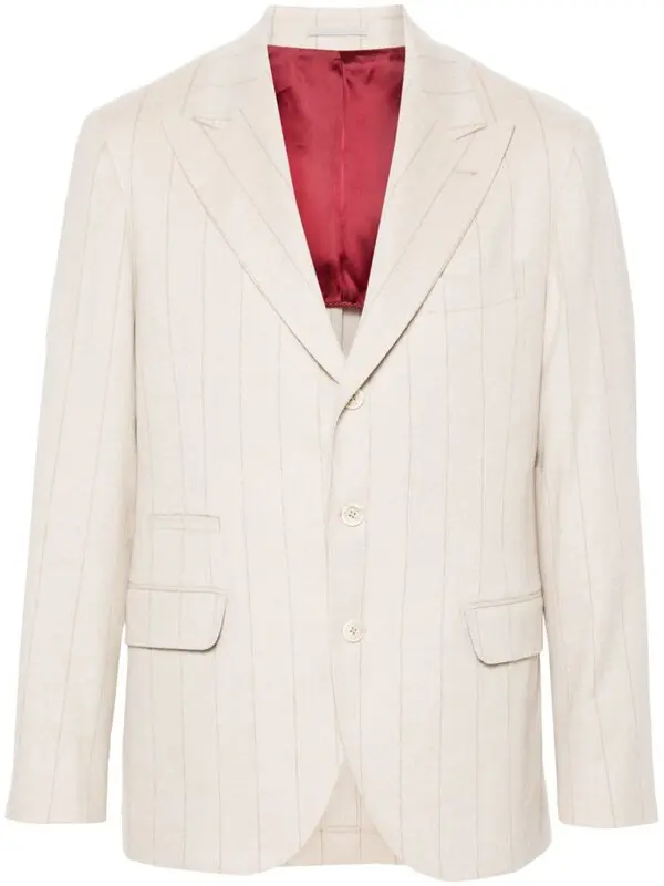 Brunello Cucinelli Striped Blazer