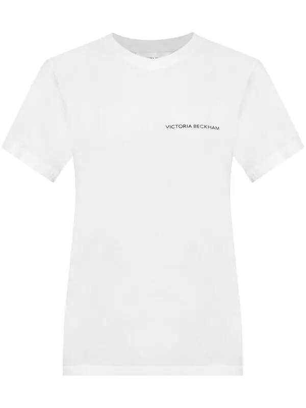 Victoria Beckham Logo T-shirt - White