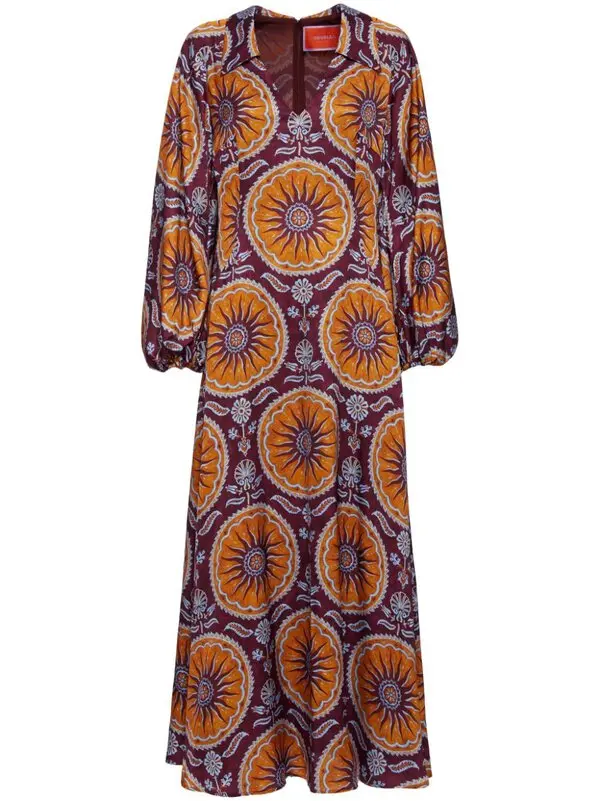 La DoubleJ Floral Maxi Dress