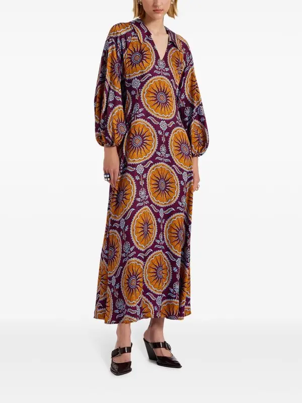 La DoubleJ Floral Maxi Dress