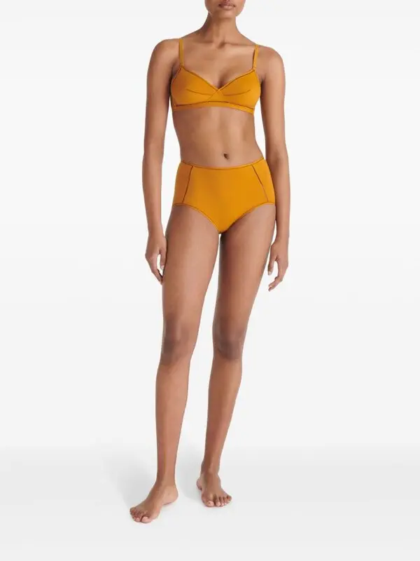 ERES Lydia Soyeuse Wireless Triangle Bra - Yellow