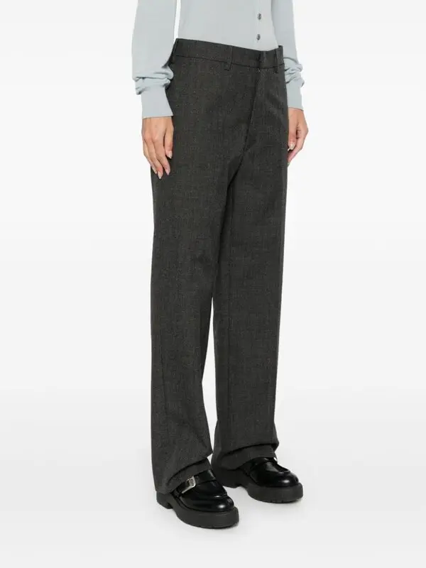 Miu Miu Logo-patch Trousers