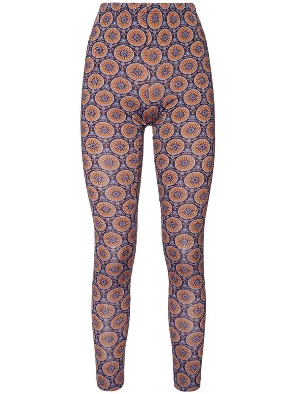 La DoubleJ Geometric-print Leggings