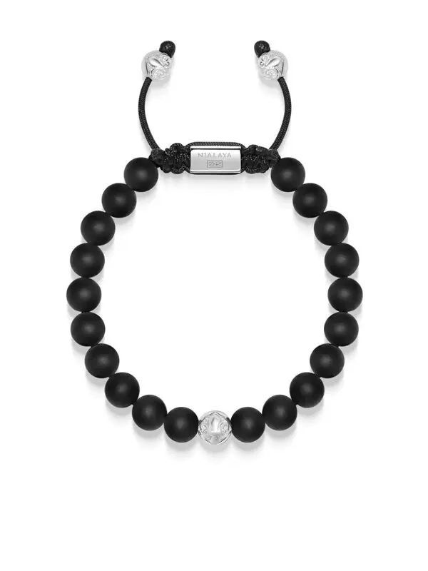 NIALAYA JEWELRY Beaded Bracelet - Black