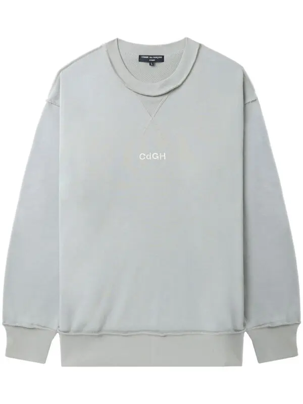 Comme Des Garçons Logo-embroidered Sweatshirt