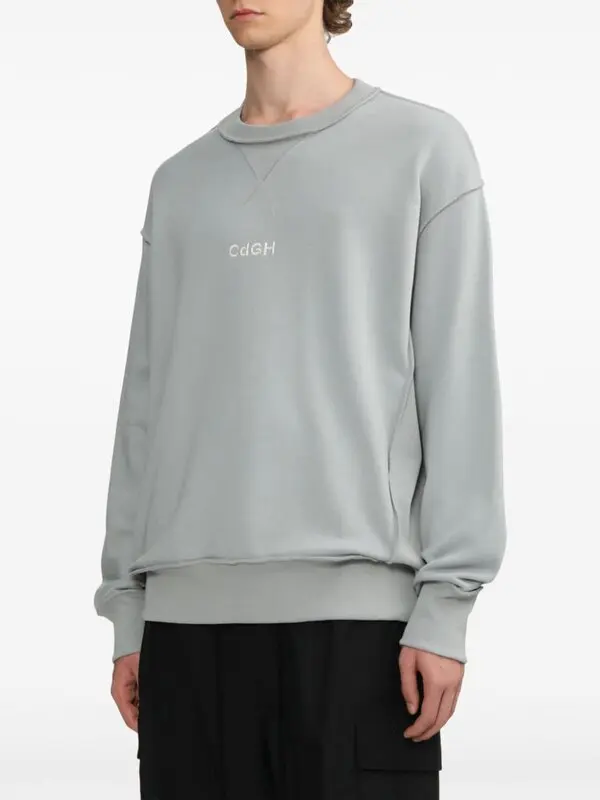 Comme Des Garçons Logo-embroidered Sweatshirt