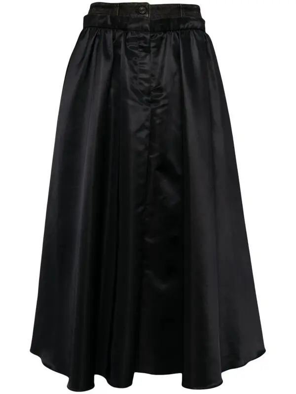 JUUN.J Double Waist A-line Skirt