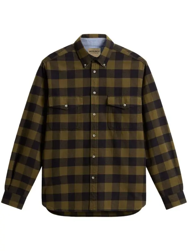 Woolrich Plaid Check Pattern Shirt